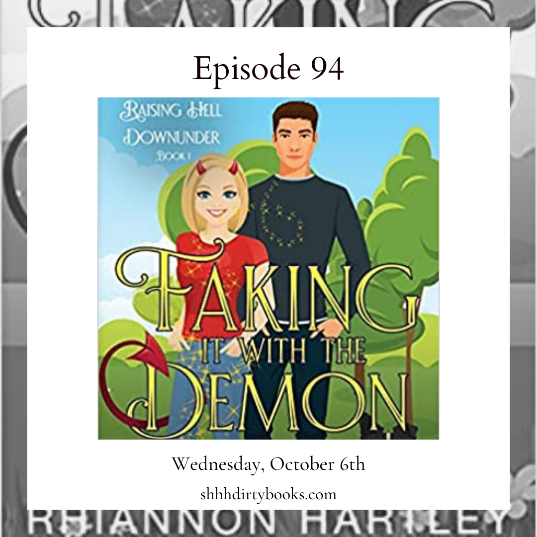Shhh! We’re reading Faking it with the Demon by Rhiannon Hartley